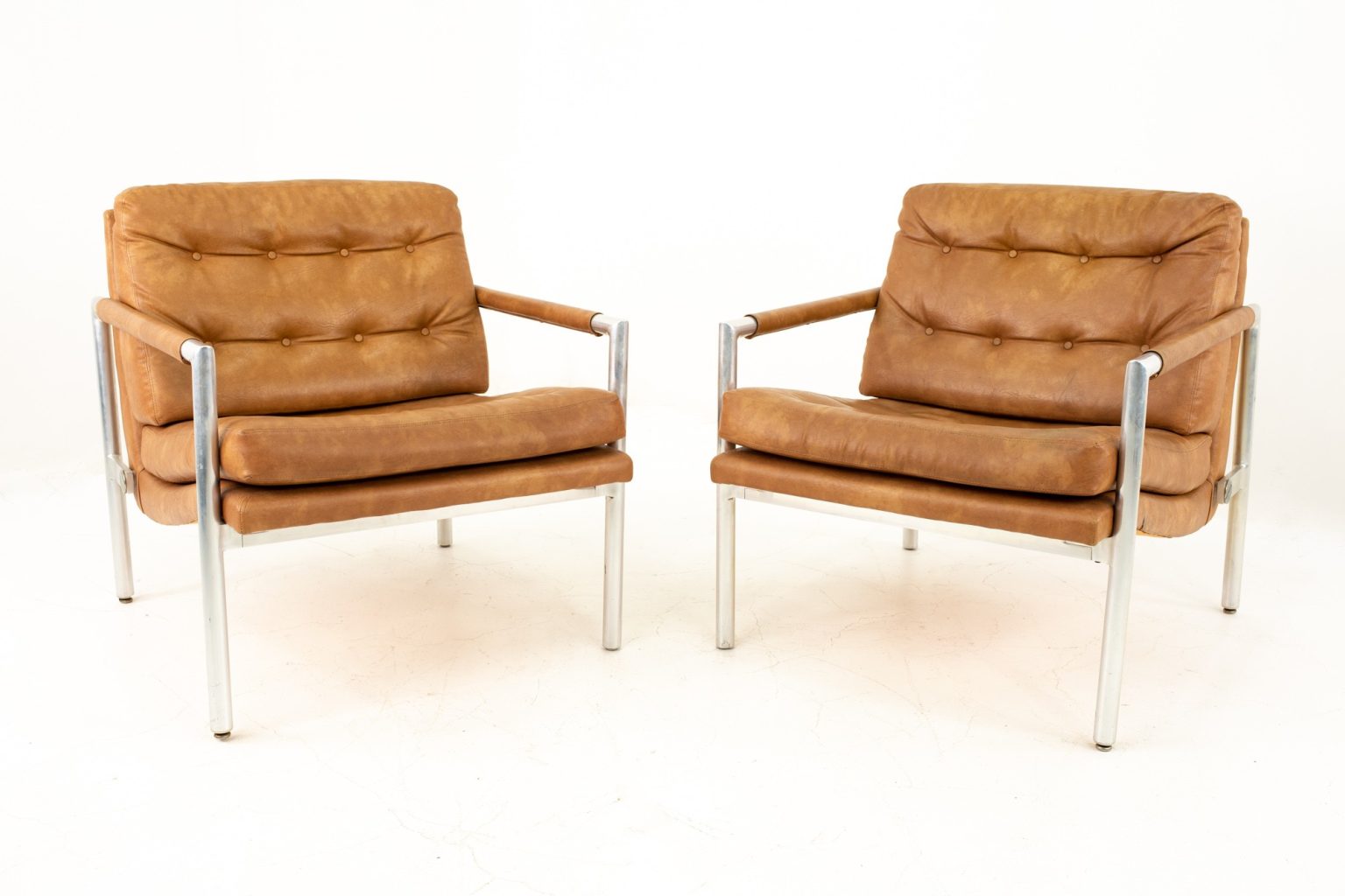 Jack Cartwright for Founders Mid Century Lounge Chairs – Pair | Mid ...