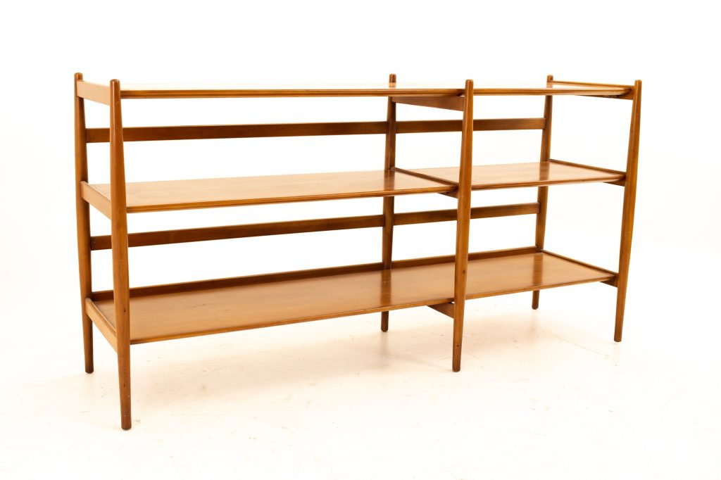 Kipp Stewart for Drexel Mid Century Walnut Book Shelf | Mid Century ...
