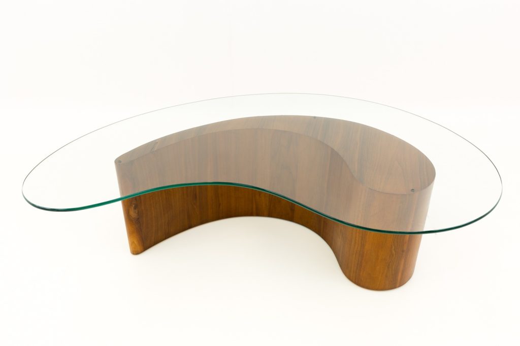 Vladimir Kagan Mid Century Modern Comma Coffee Table | Mid Century ...