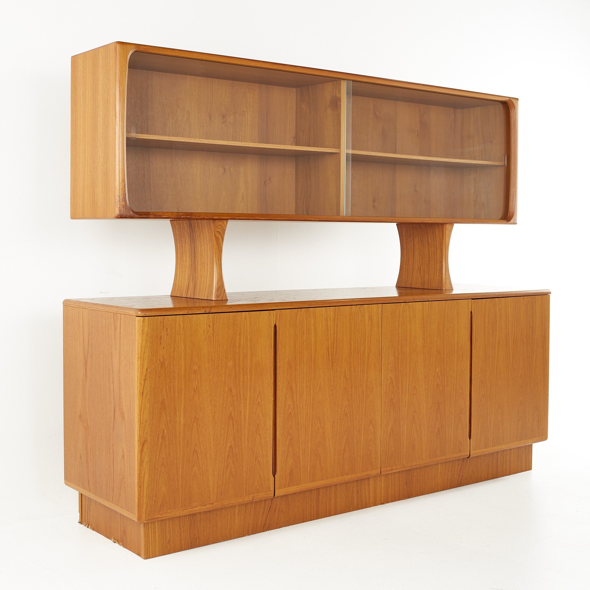 Teak buffet and hutch store