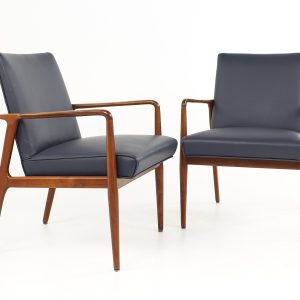 Stow Davis Mid Century Lounge Chair - A Pair