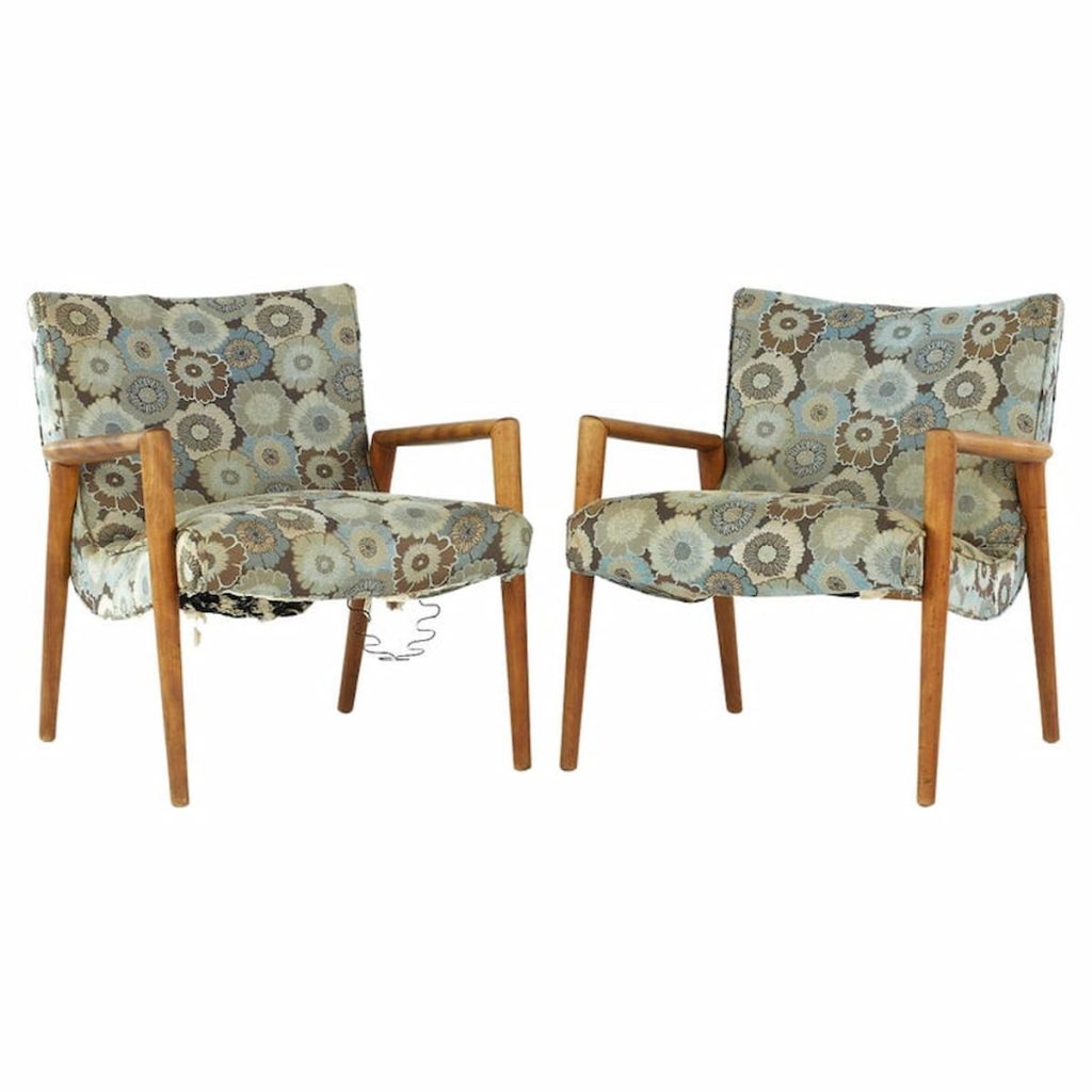 Conant Ball Mid Century Slouch Lounge Chairs – Pair - Mid Century ...