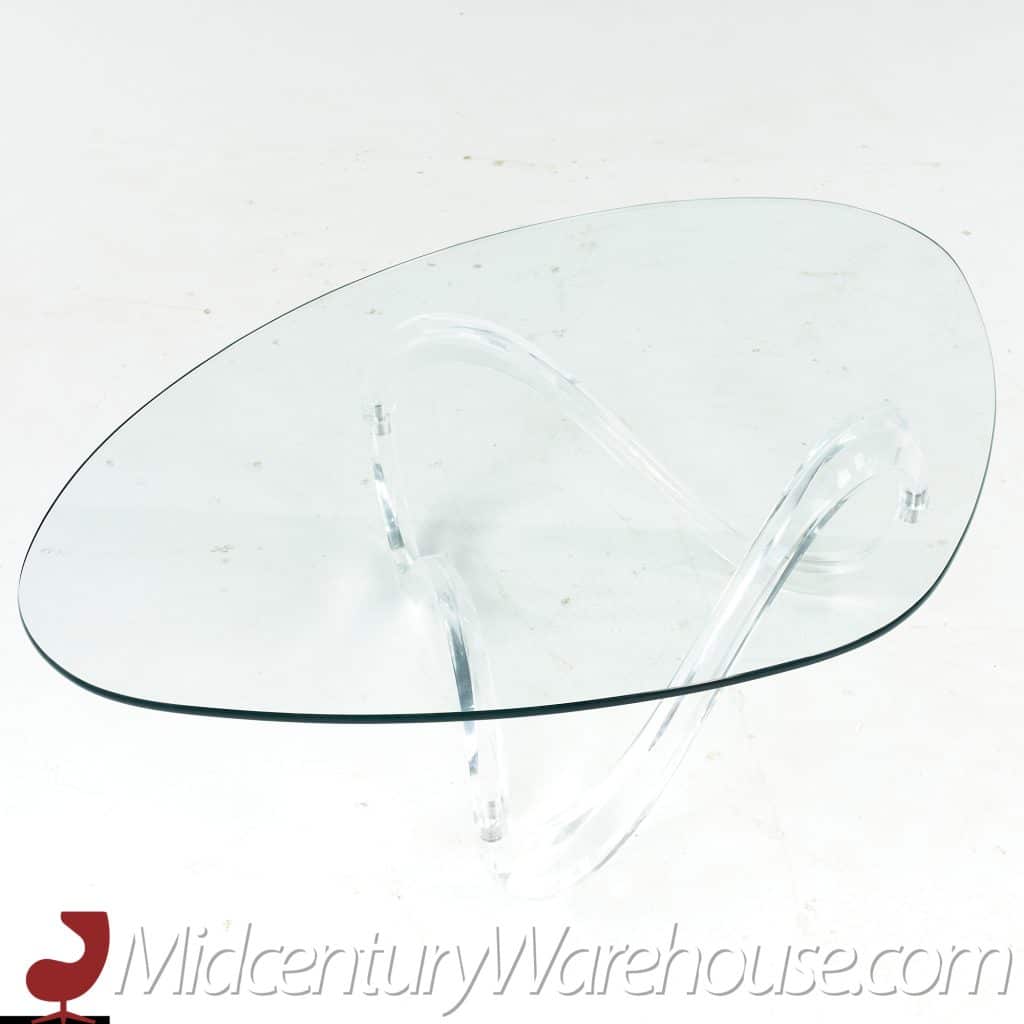 Mid Century Lucite Ribbon Coffee Table - Mid Century Modern Furniture ...