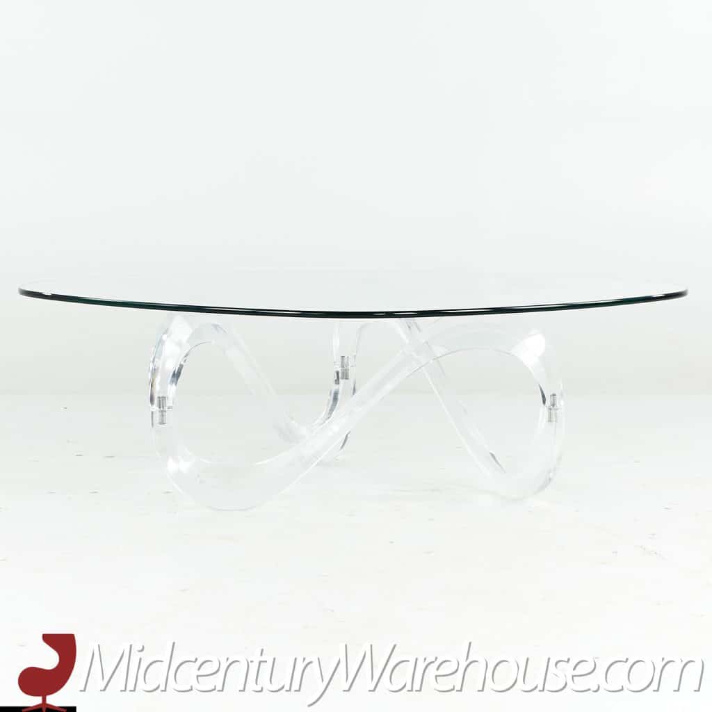 Mid Century Lucite Ribbon Coffee Table - Mid Century Modern Furniture ...