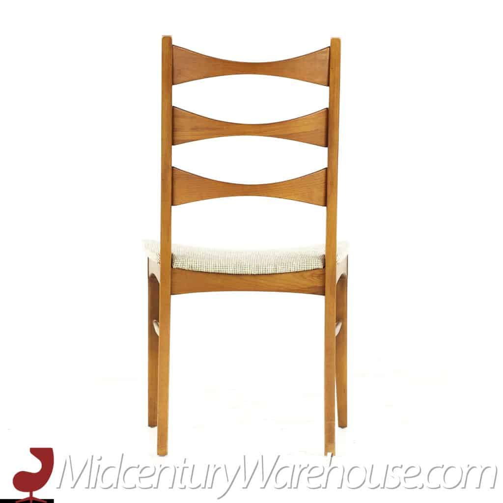 Lane Rhythm Mid Century Walnut Dining Chairs – Set of 6 - Mid Century ...