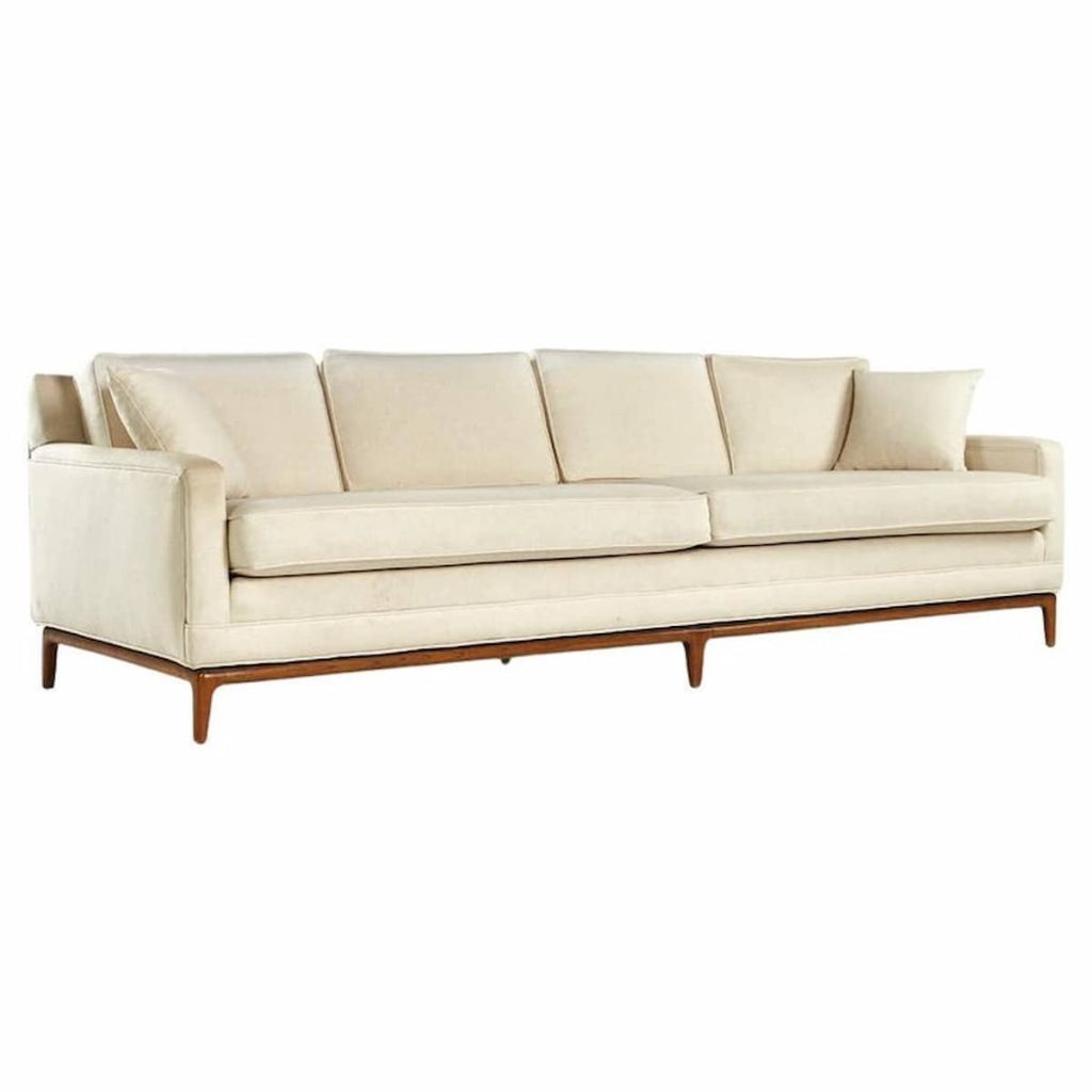Adrian Pearsall Style Carson’s Mid Century Camel Back Sofa | Mid ...