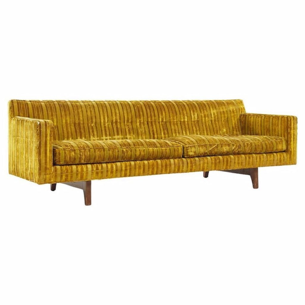 Adrian Pearsall Style Carson’s Mid Century Camel Back Sofa | Mid ...