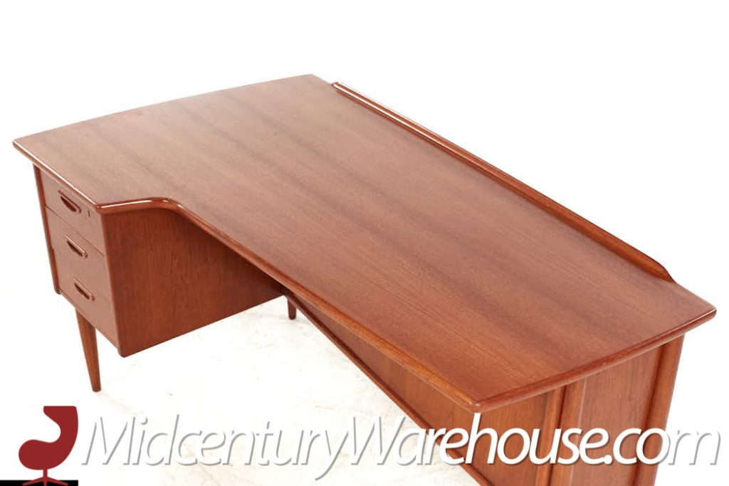 Göran Strand Mid Century Swedish Teak Boomerang Desk | Mid Century ...