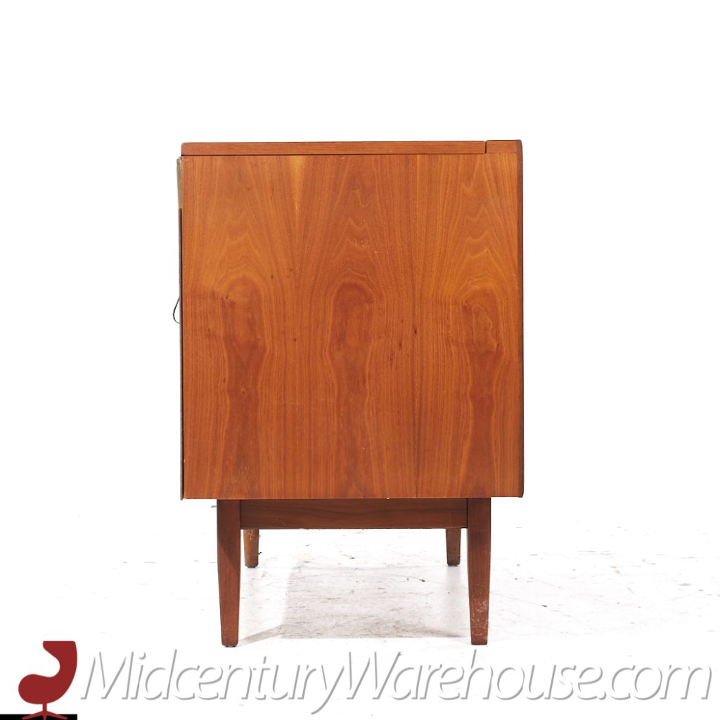 Kipp Stewart for Drexel Declaration Mid Century Walnut Stereo Console ...