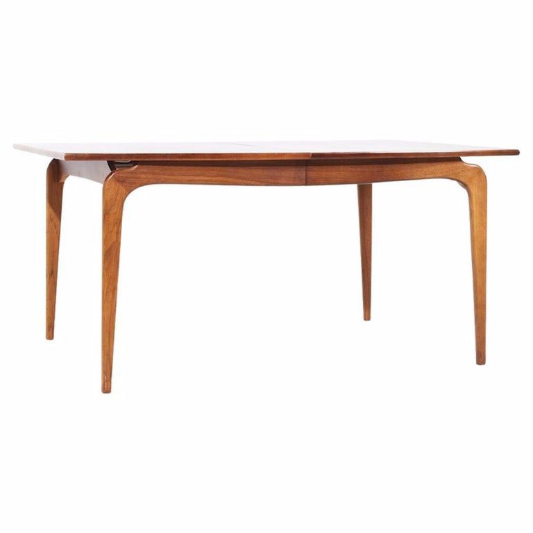 Niels Koefoed Eva Mid Century Danish Teak Expanding Dining Table with 2 ...