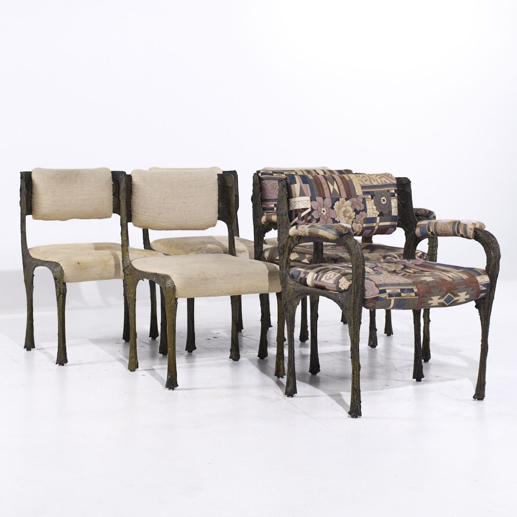 Lane Perception Mid Century Walnut Dining Chairs – Set of 6 | Mid ...