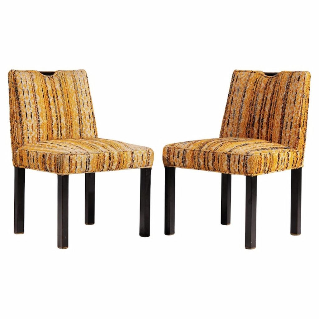 Tom Greene for Feldman Mid Century Brass Brutalist Swag Hanging Light ...